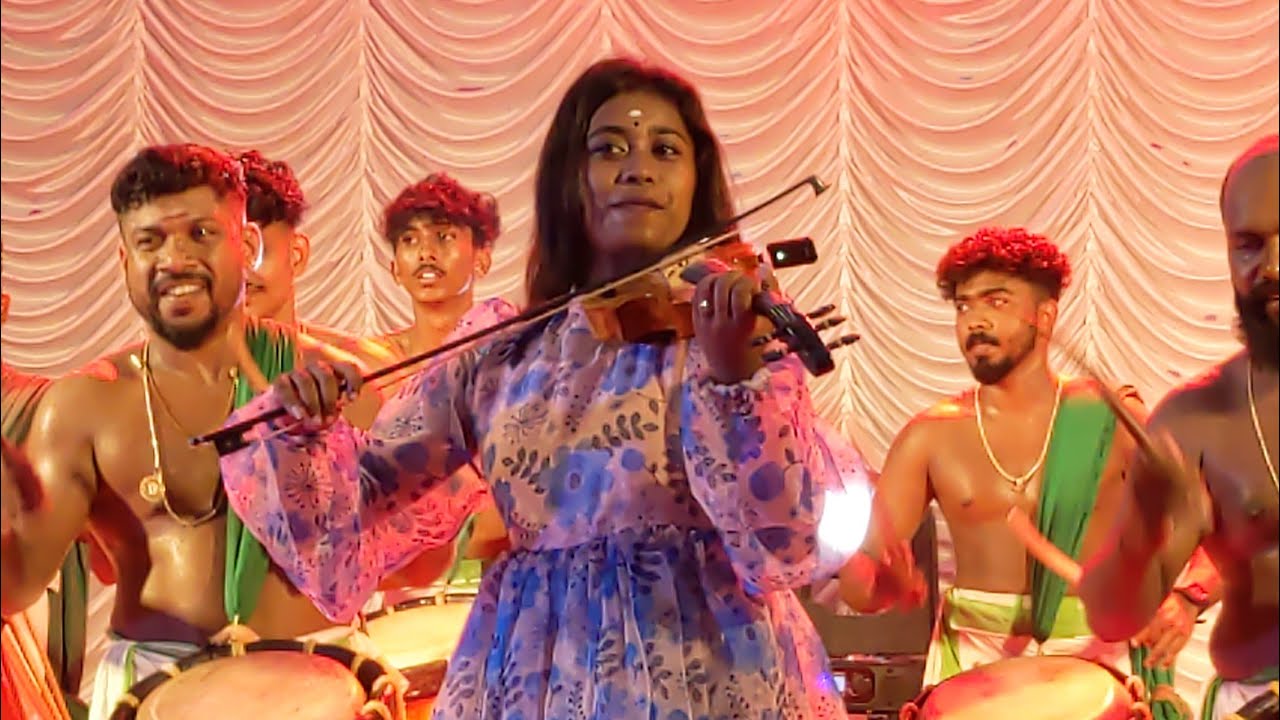 Chenda violin Fusion Aryakkara Brothers|Pamba Ganapathi song #chenda ...