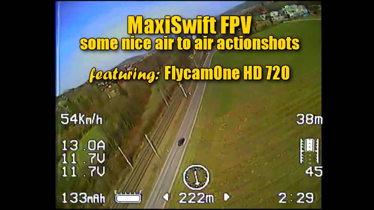 FPV Action: MaxiSwift meets Lex' EGE (Air to Air) - Flycamone HD 720 ...