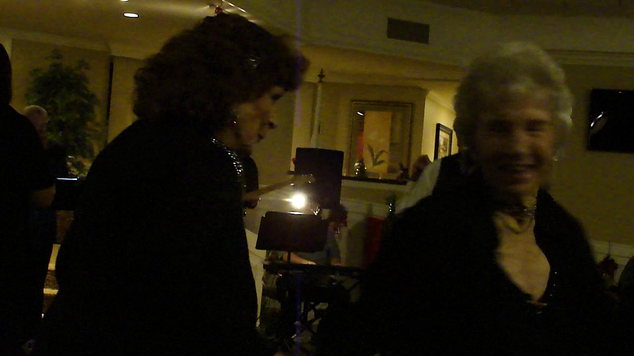 Cathy Levesque (Mom) & Marge Dance New Yrs Eve 2016 - YouTube