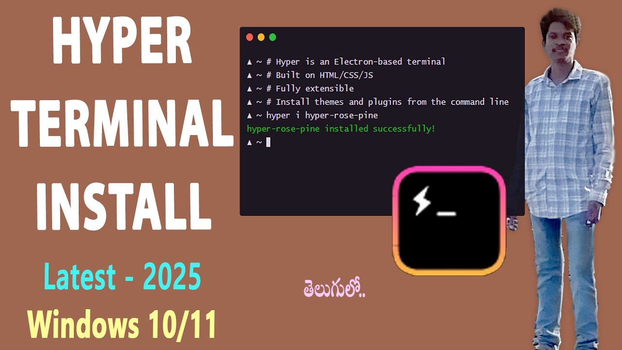 How to Install Hyper Terminal on Windows 11 - YouTube