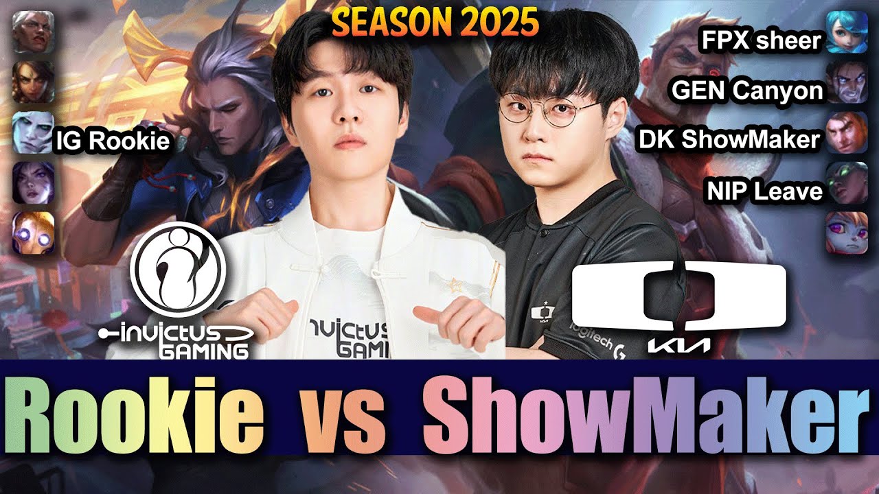 DK ShowMaker vs IG Rookie - ShowMaker JAYCE vs Rookie VIEGO Mid - Patch 25.16 KR Ranked | lolrec ...