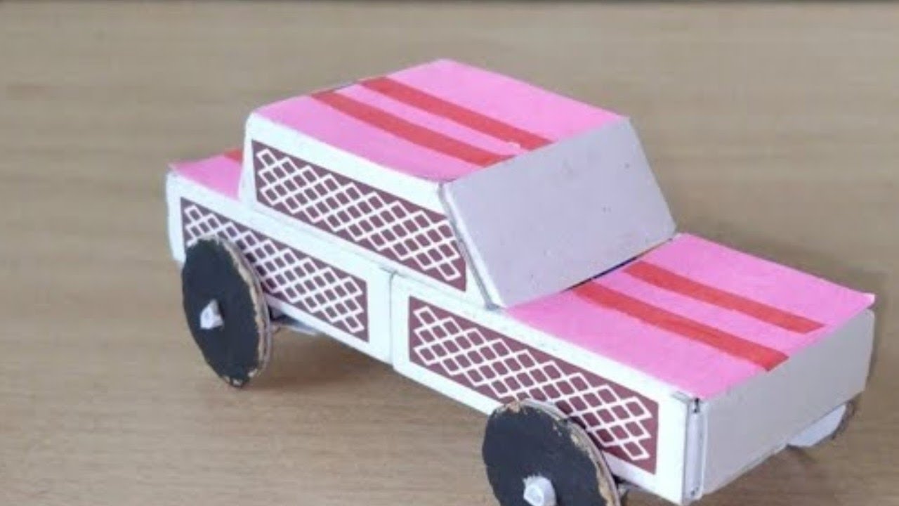 Matchbox Car | How to Make Toy at home | Machis ka car @crazybysanoj # ...