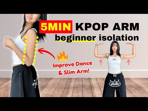 5MIN KPOP ARM🔥 BEGINNER Isolation Routine - Improve Dance & Better Posutre- Try Everyday for 1 Month