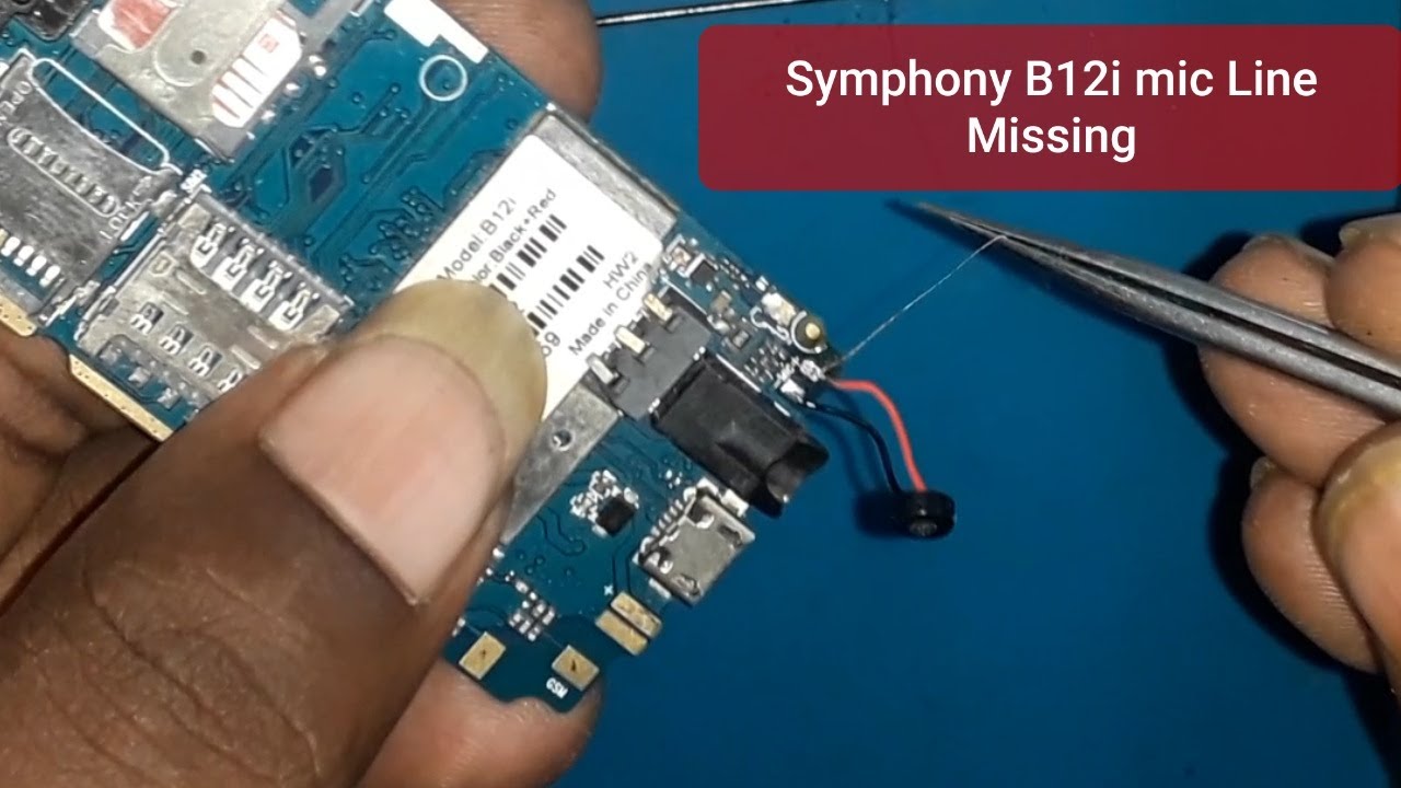 Symphony B12i Mic LIne Missing, all china keypad mobile mic problem ...