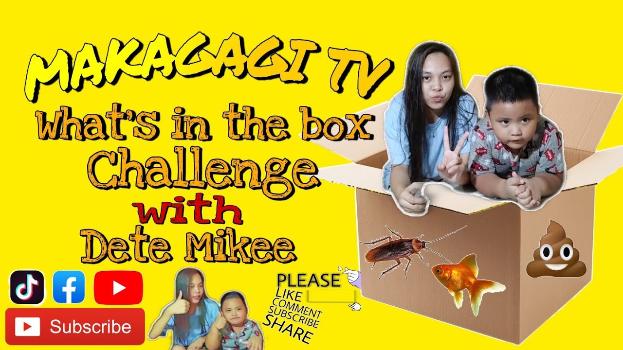 WHAT'S IN THE BOX CHALLENGE Makagagi Tv w/ Dete Mikee - YouTube