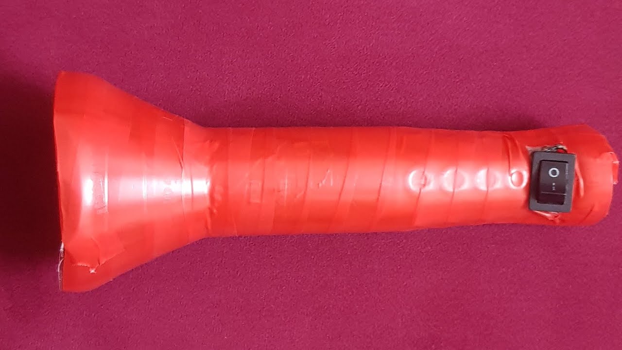 How to make a torchlight with plastic bottle - YouTube
