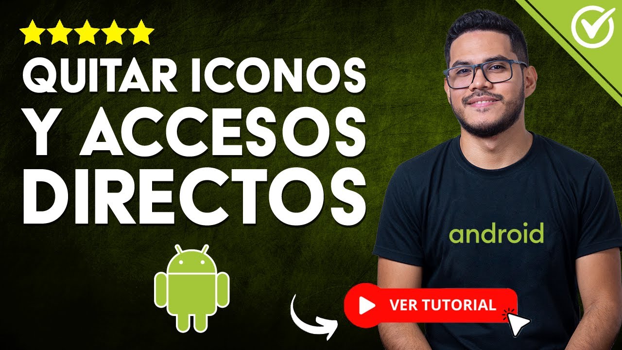 📱 Cómo QUITAR o ELIMINAR los ICONOS o Accesos Directos de la Pantalla ...