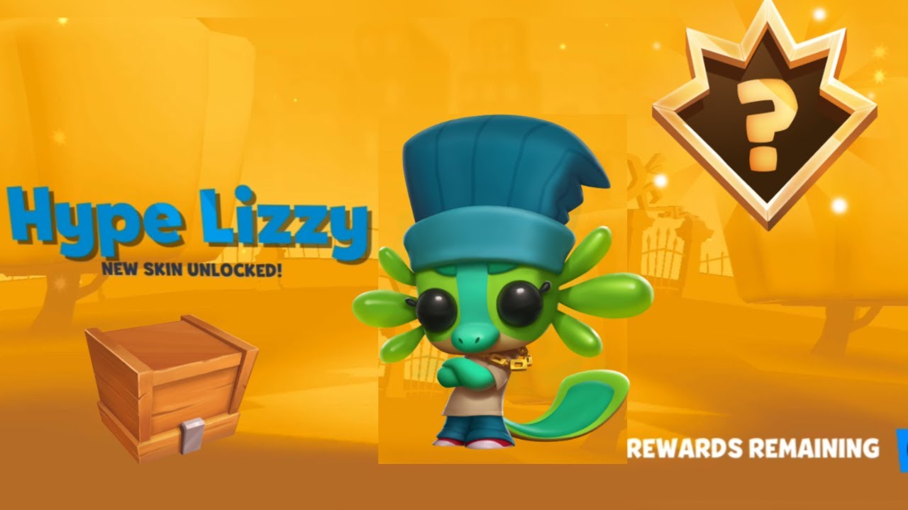 Hype Lizzy Skin Unlock Head Hunter Zooba Legendary Random Wheel ...