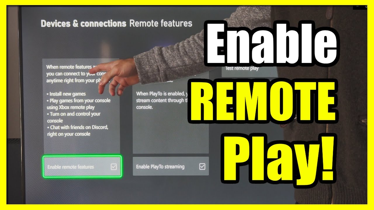 How to Turn On Remote Play & Features on Xbox Series X (Power Options ...