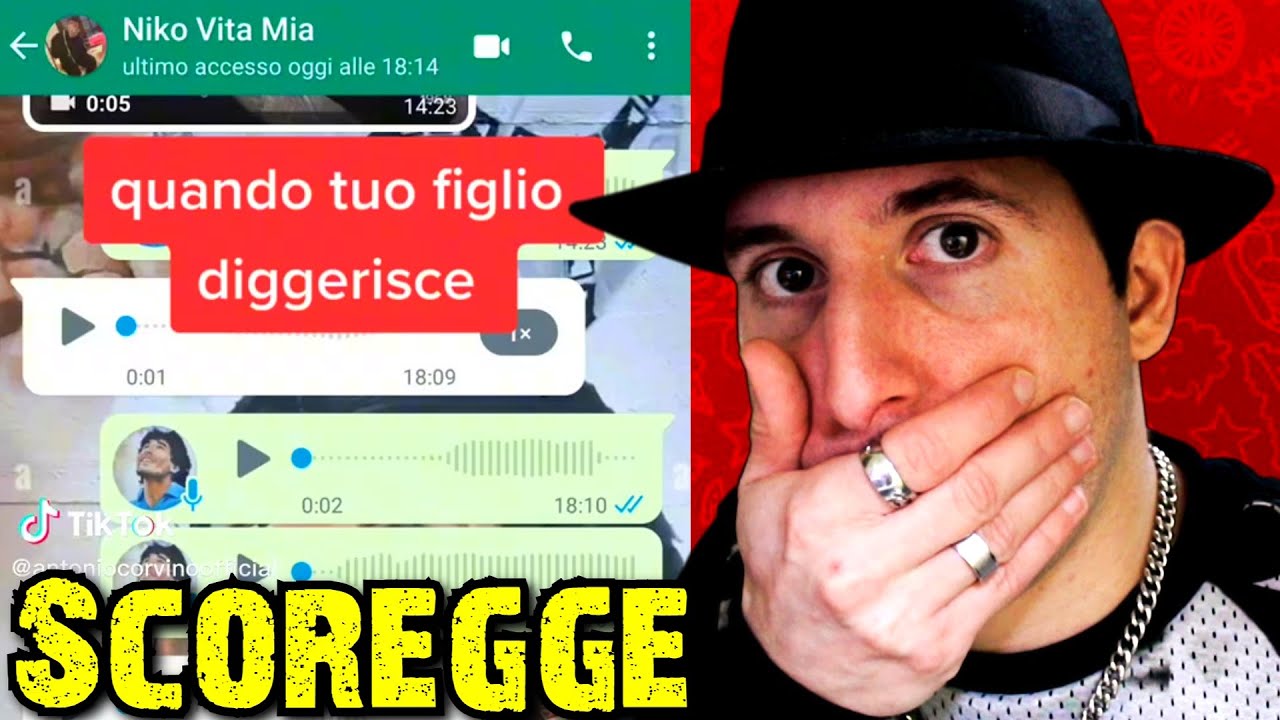 BAMBINO SCOREGGIA SU WHATSAPP - PARODIA - YouTube