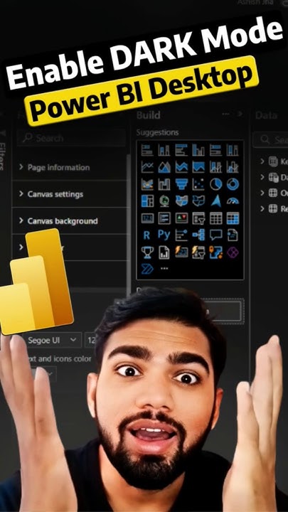 Enable Dark mode in Power BI Desktop | Power BI october update #powerbi ...