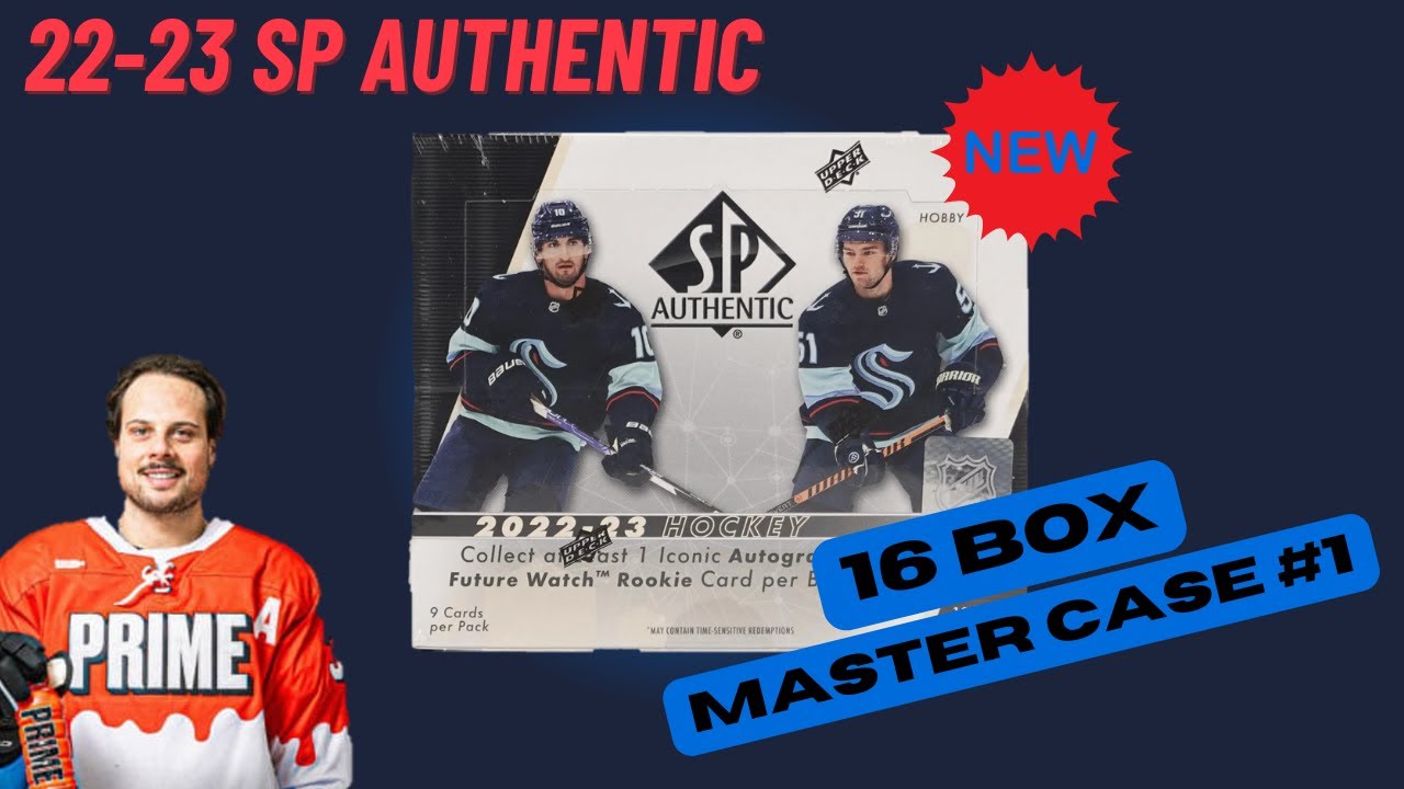 2022-23 SP Authentic NEW RELEASE!!! Case #1 New Prime guy HIT!! - YouTube