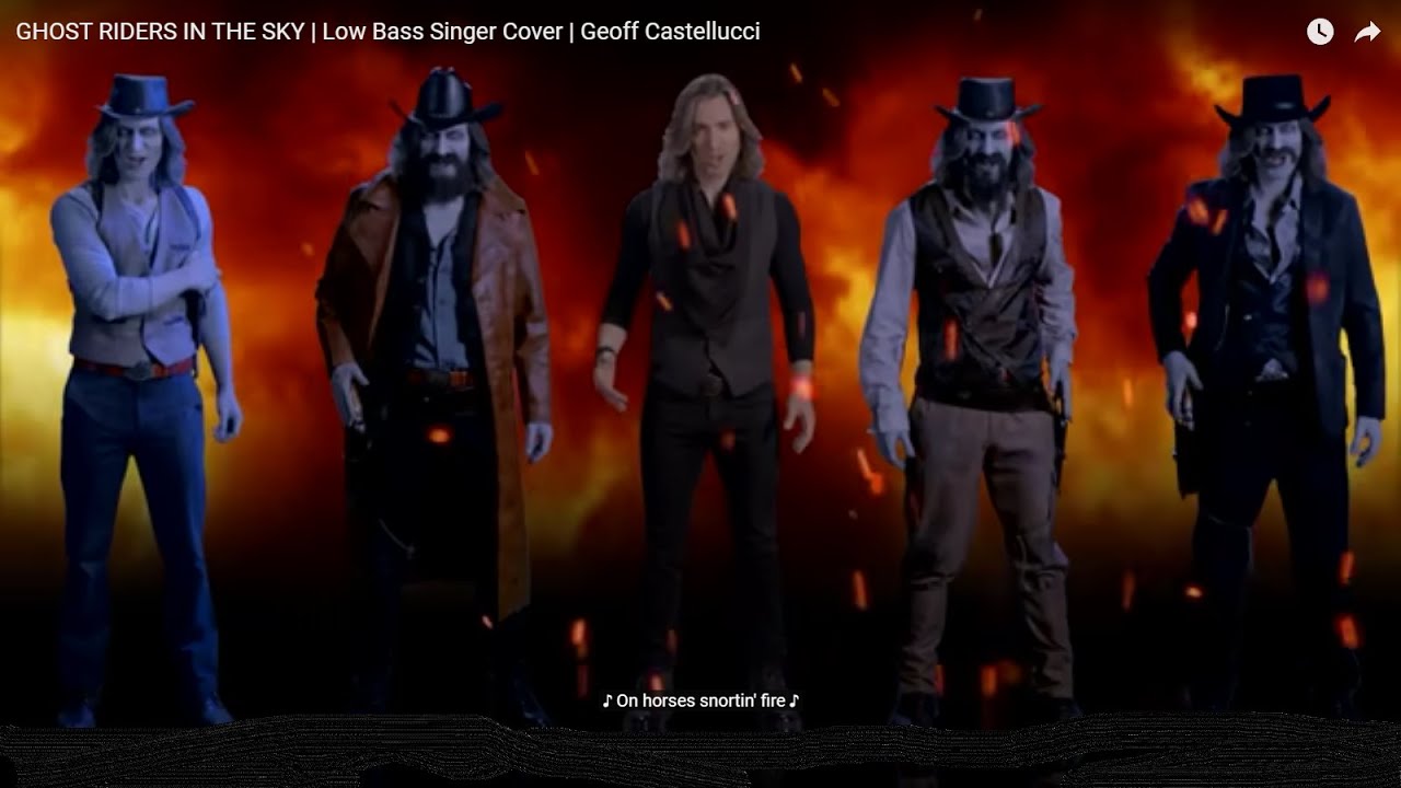 Geoff Castellucci GHOST RIDERS IN THE SKY REACTION | Low Bass Singer ...