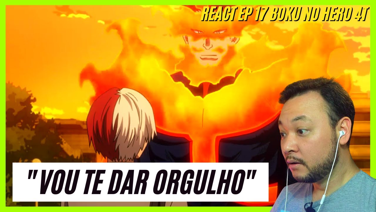 EVOLUÇÃO DE ENDEAVOUR! REACT BOKU NO HERO EPISÓDIO 17 4 TEMP ...