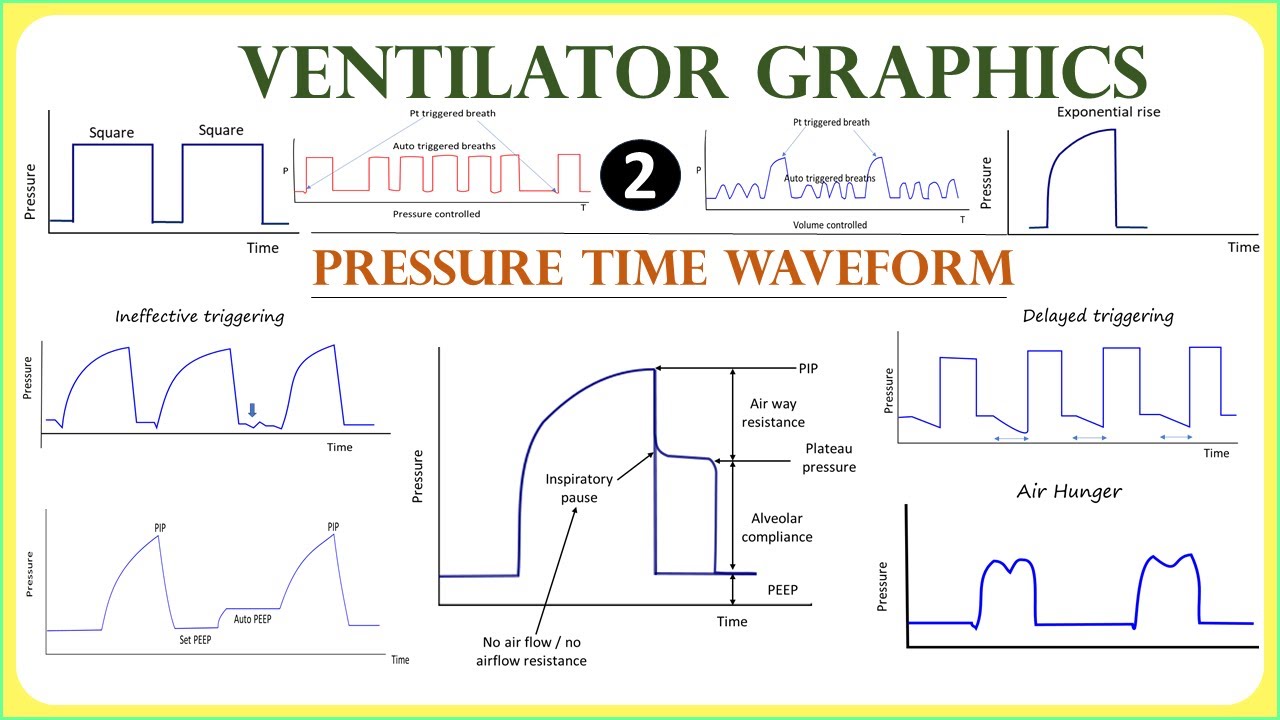 Ventilator waveform| Pressure time scaler made easy... - YouTube