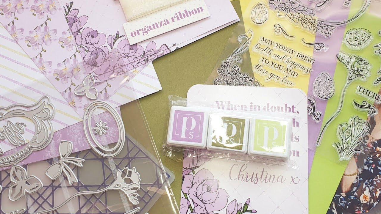 Unboxing Cardmaking Magic Papercraft Society subscription box - YouTube