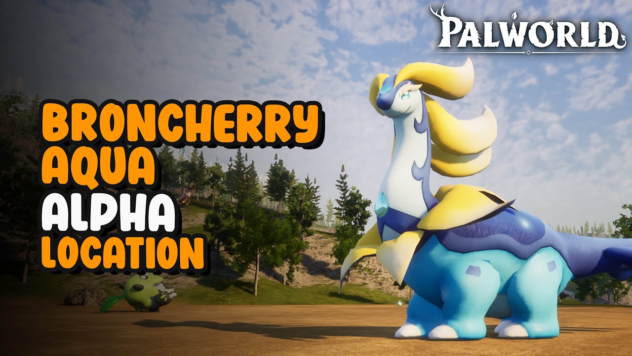 Broncherry Aqua Alpha Location | Palworld - YouTube