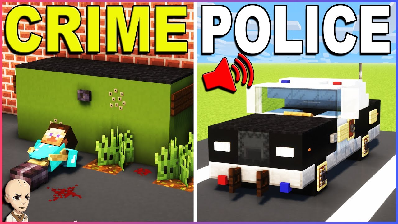 Minecraft: 10+ Police Build Hacks and Ideas. - YouTube