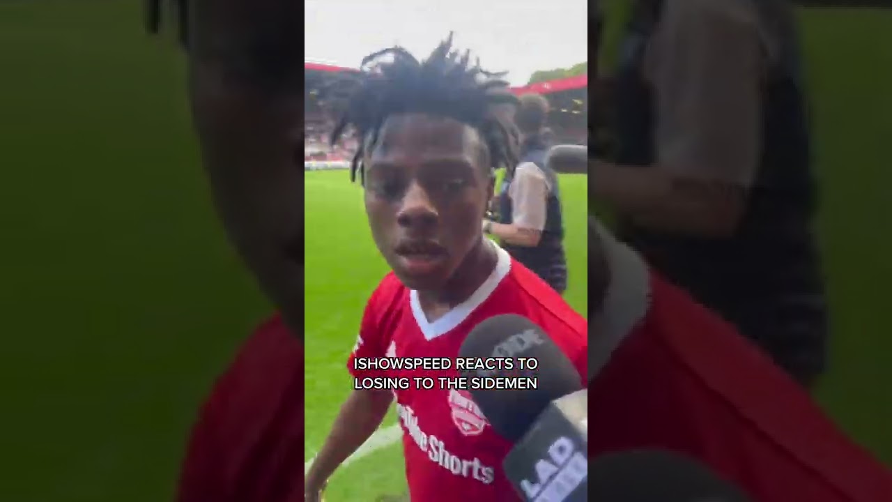 ISHOW SPEED Reacts to losing to the sidemen 😅😅 - YouTube