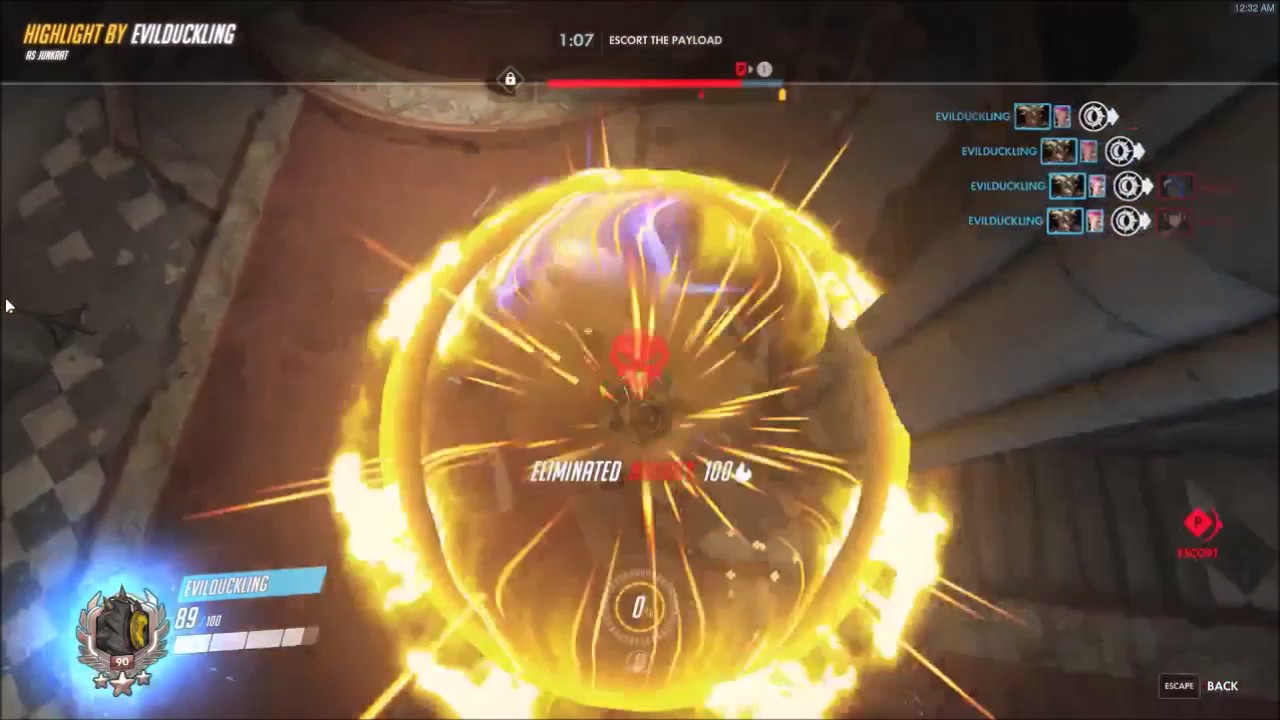 Junkrat 'Roadkill' Achievement - Overwatch - YouTube