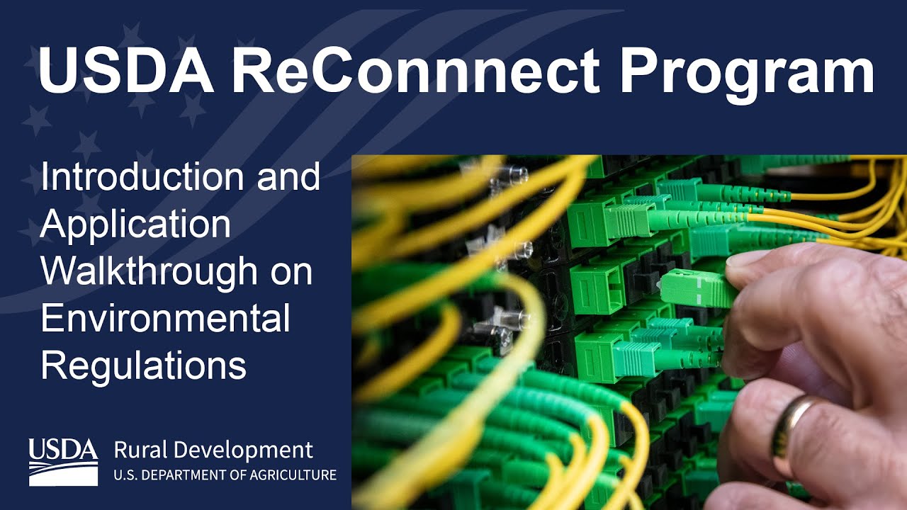 USDA ReConnect Program - Introduction and Application Walkthrough on ...