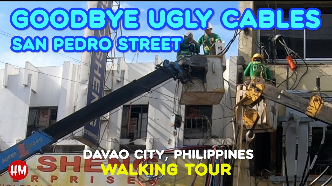 Goodbye Hanging Cables Along San Pedro Street, Davao City, Philippines ...
