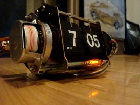 rolodex clock!! - YouTube