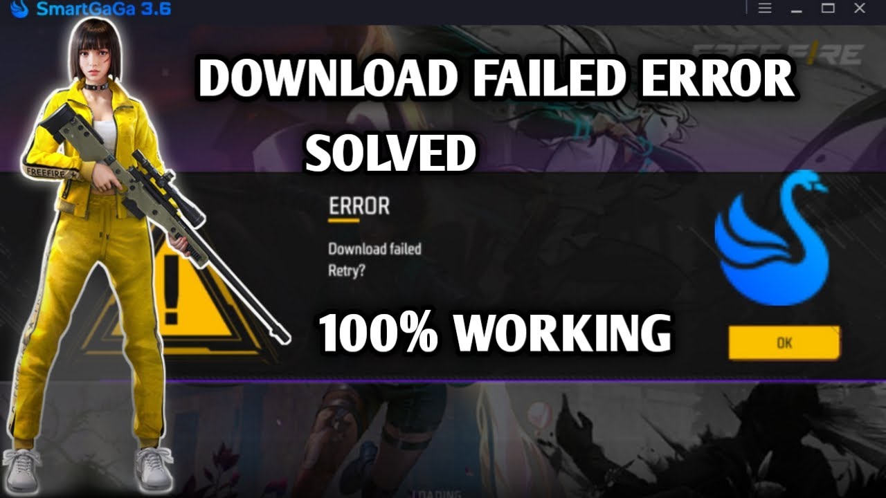 How to Solve Free Fire Download Failed Retry Error in Smartgaga ...