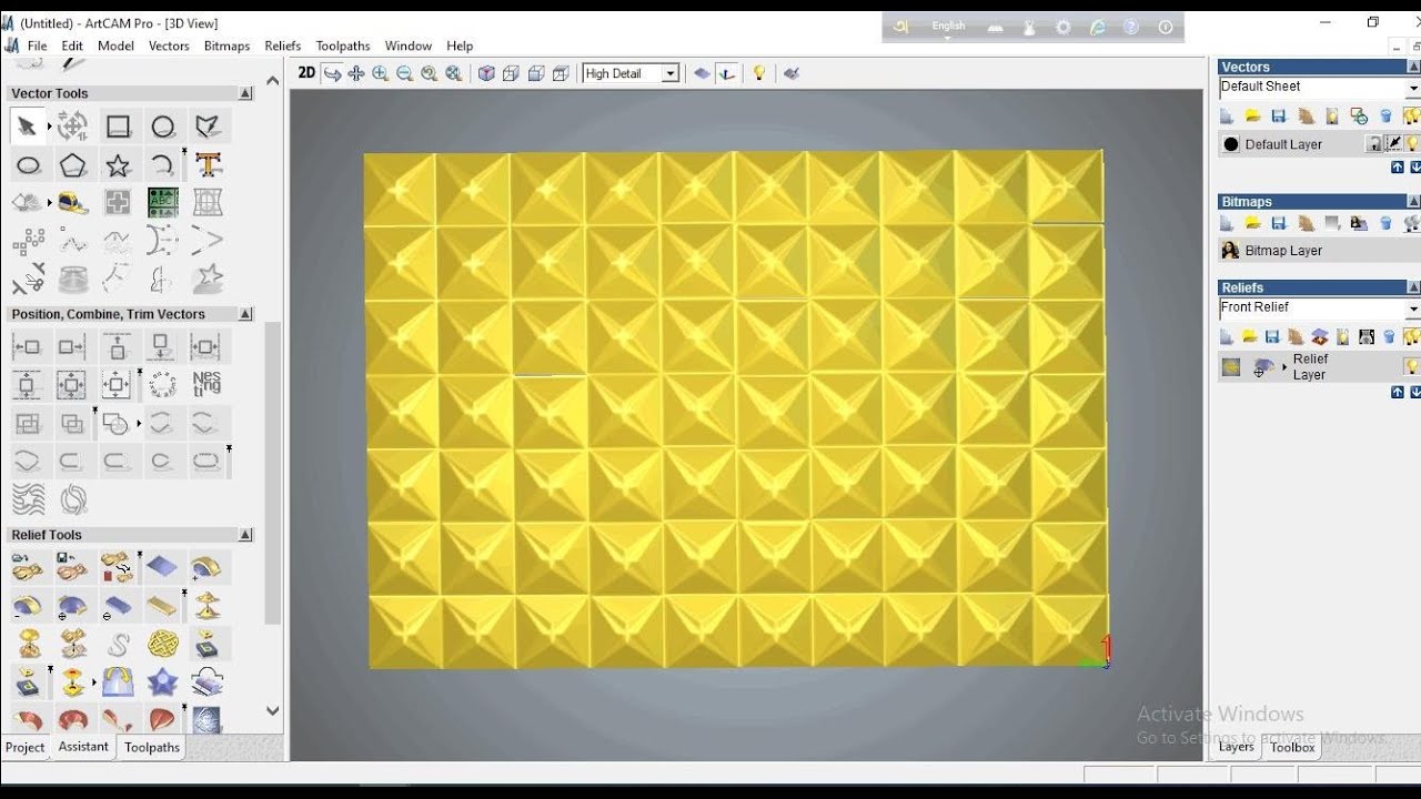 HOW TO MAKE 3D DESIGN IN ARTCAM - YouTube