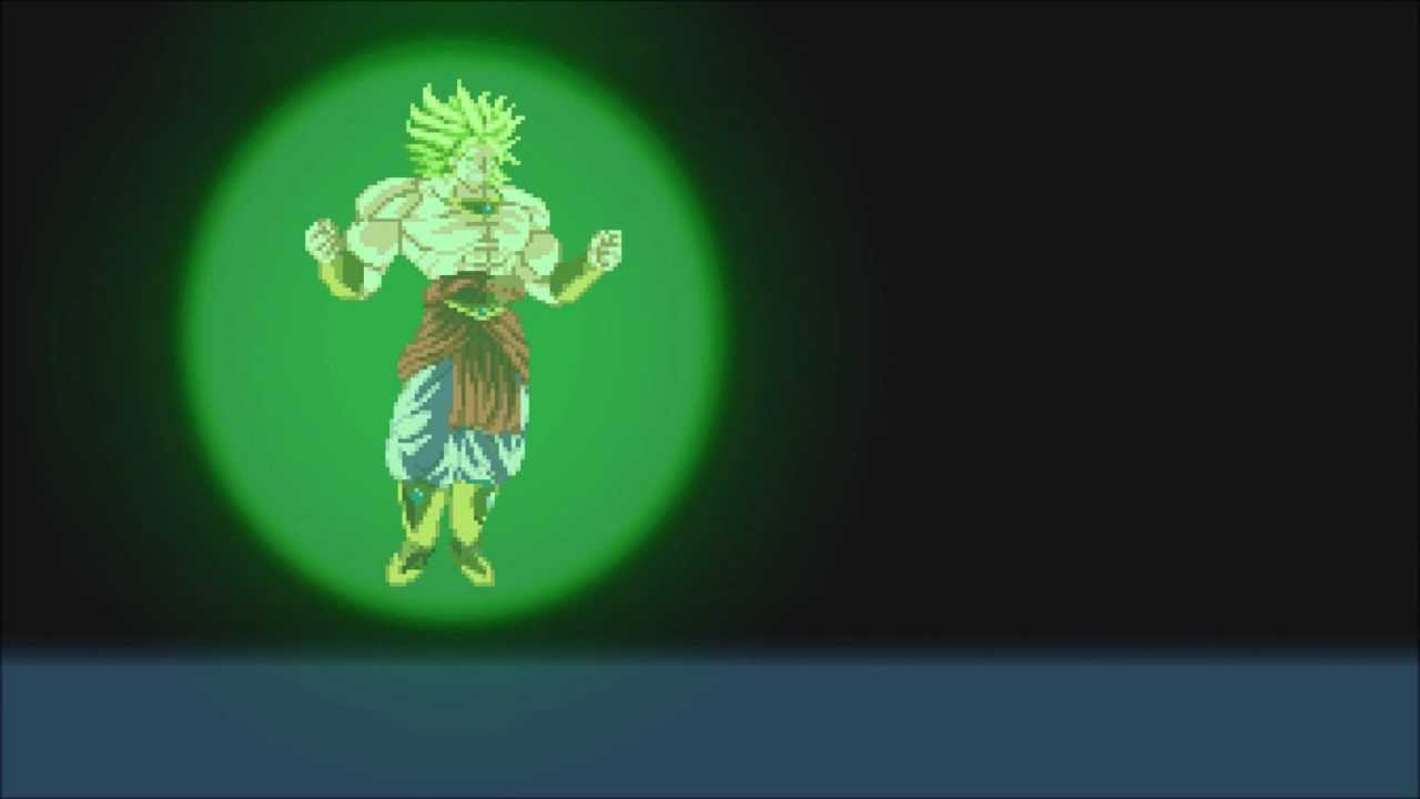 Dragon Ball Z Sprites - Broly vs Goku - YouTube