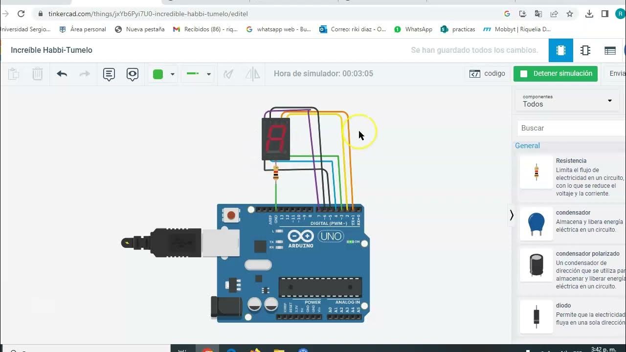 ARDUINO INICIAL DE MI NOMBRE - YouTube