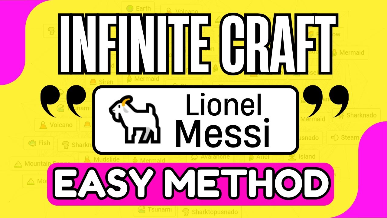 How to Make Lionel Messi in Infinite Craft (Infinite Craft l Infinite ...