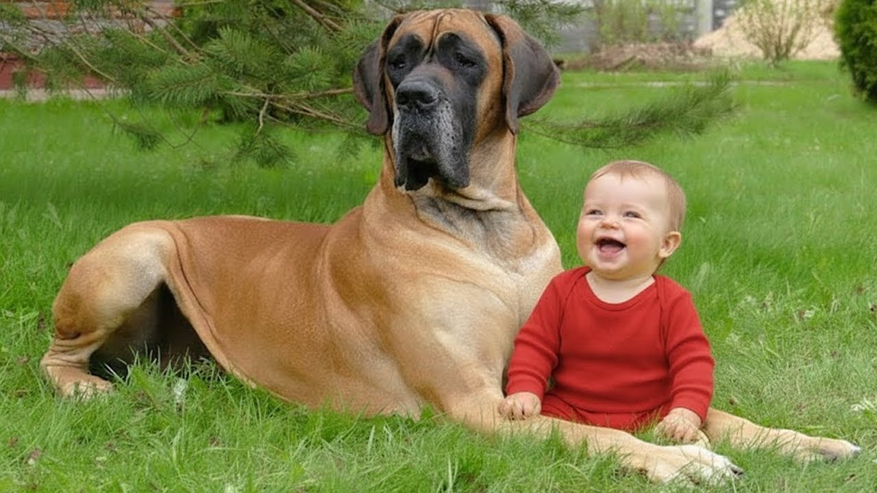 When Dogs Protect Babies Like Their Own Puppies ️ Cute Dogs and Baby ...