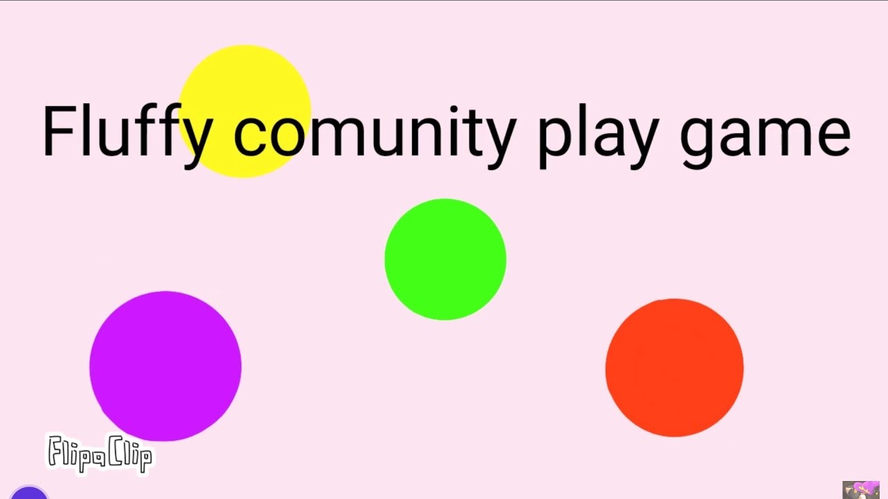 Fluffy comunity play game / Animation / Ft fluffy comunity xd - YouTube