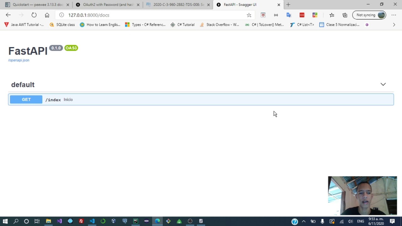 Api con FastApi (Python) parcial de programacion web - YouTube