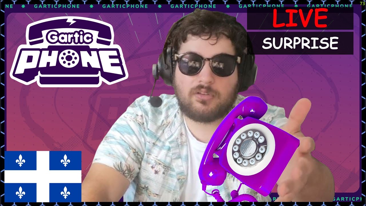 HD2 bug, on hop sur GP ;)! | Gartic Phone QC / FR [LIVE SURPRISE] - YouTube