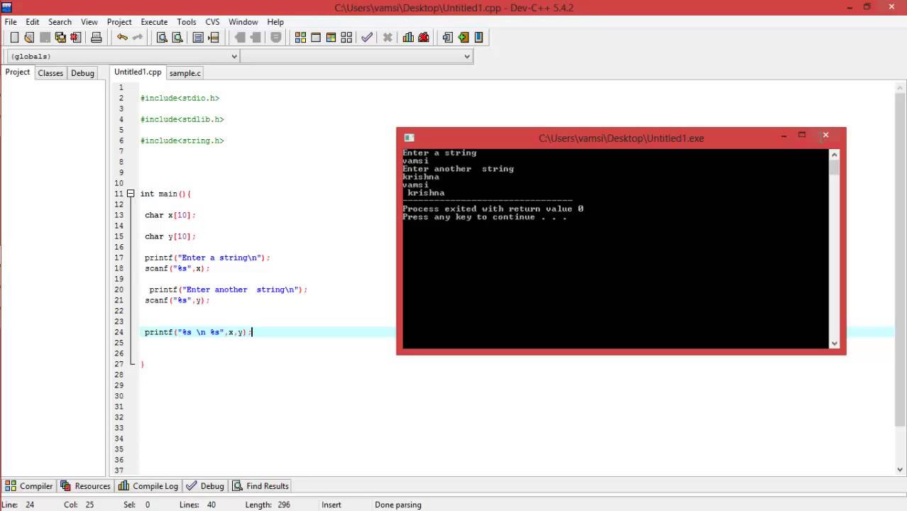 60.fflush() stream function in C - YouTube