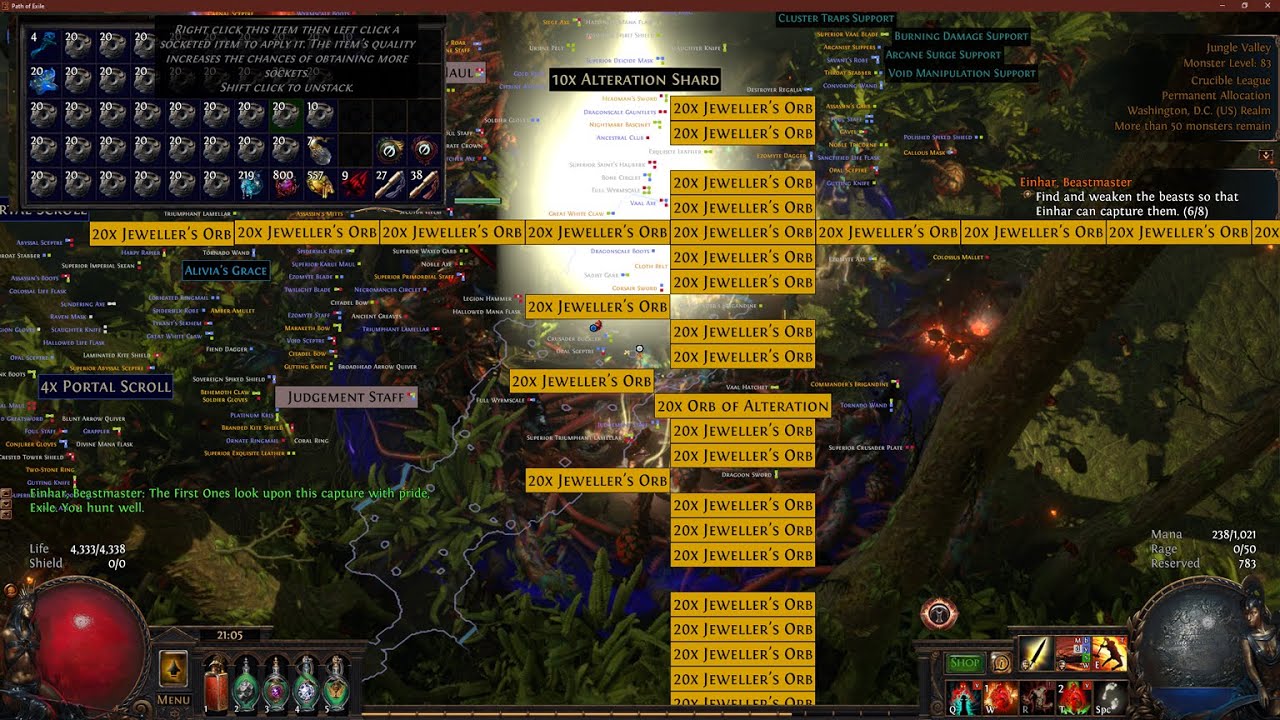 PoE - Elemental Cyclone - T16 City Square - YouTube