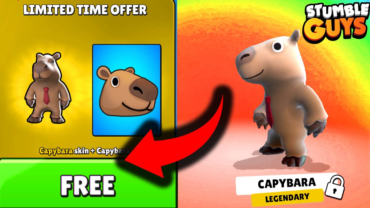 *NEW* Capybara Skin & Emote + FREE Giveaway - YouTube
