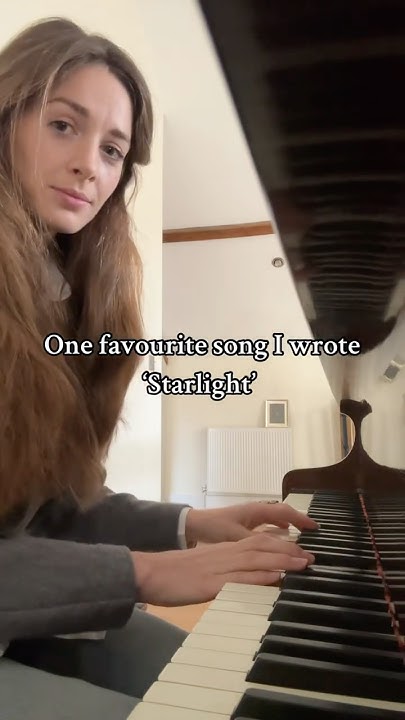 ‘Starlight’ - Hear the full song on my channel 🥰 #piano #singersongwriter #originalmusic - YouTube