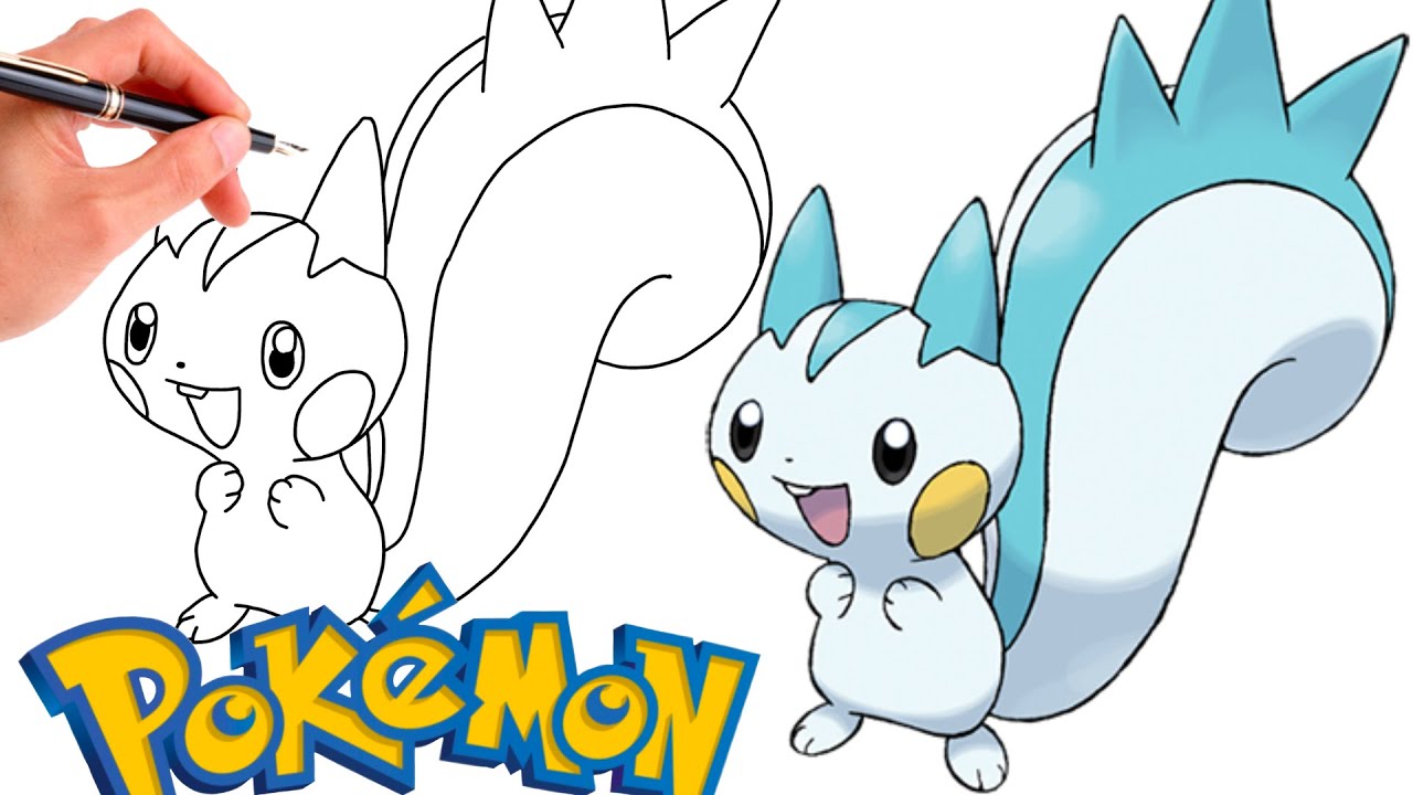 How To Draw PACHIRISU POKEMON #417 | Generation 4 - YouTube