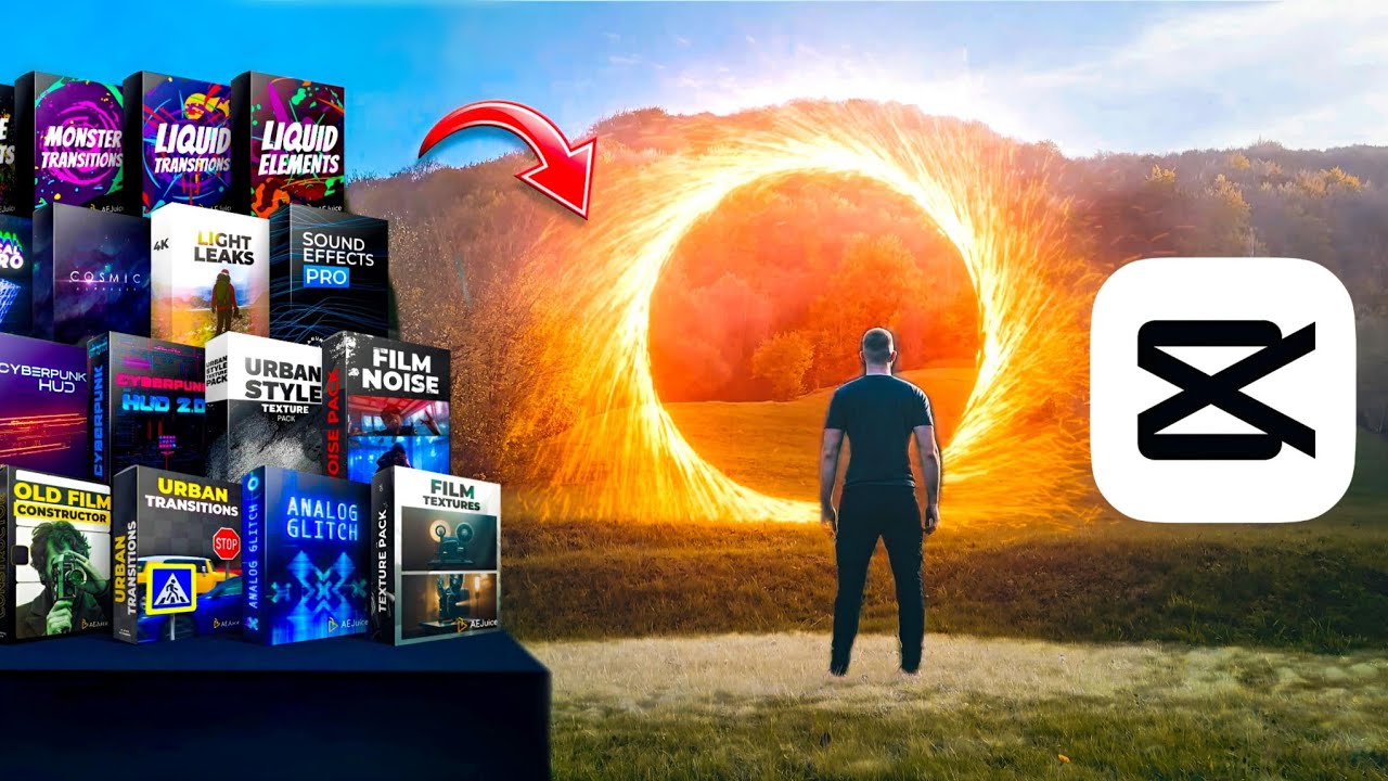 How to Get FREE Editing Packs for CapCut - YouTube