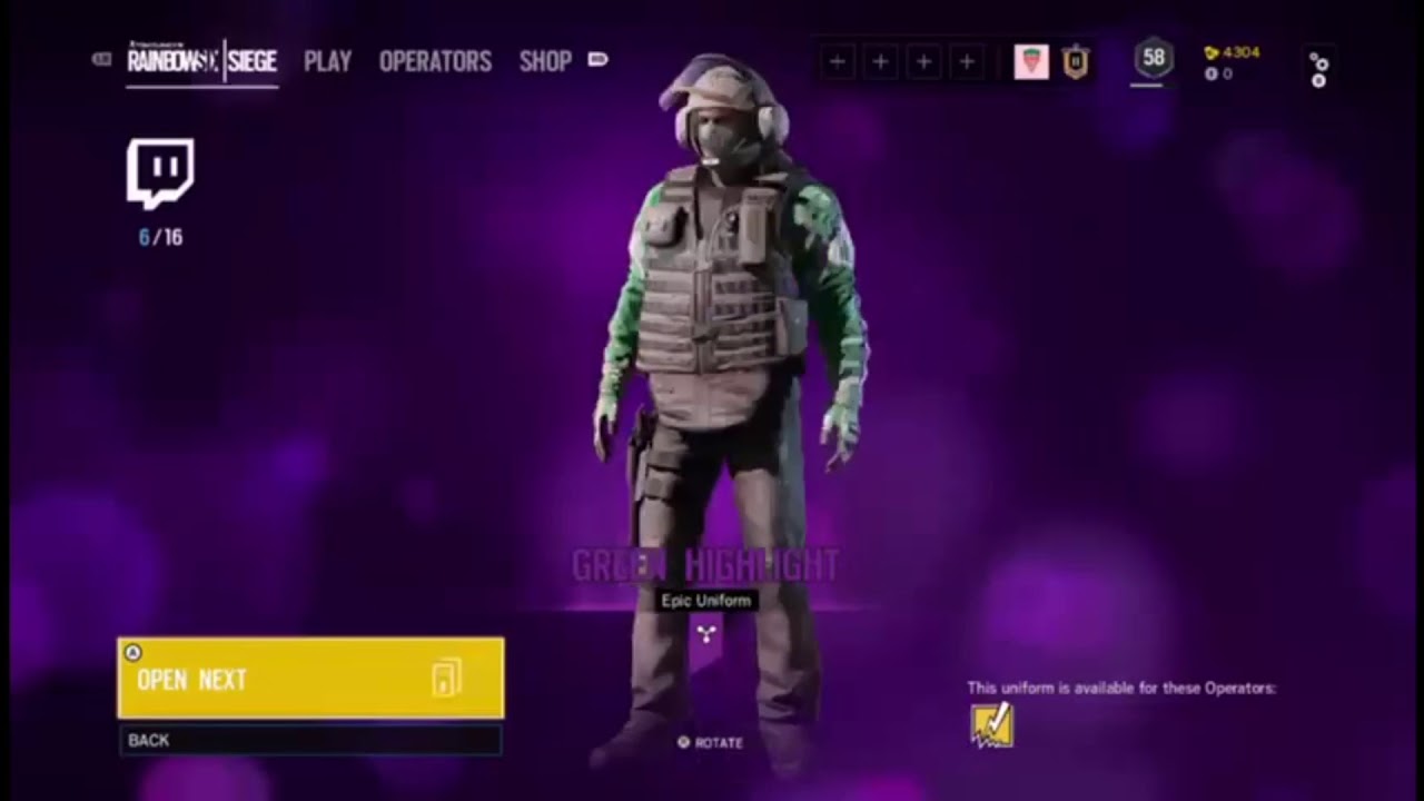 Tom Clancy's R6 Twitch Prime Loot! - YouTube