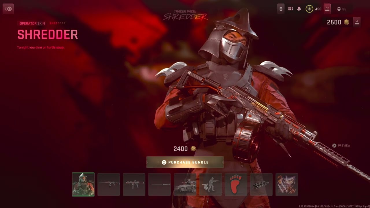 The Best Skin In Call Of Duty Modern Warfare 2(The Shredder Tracer Pack ...