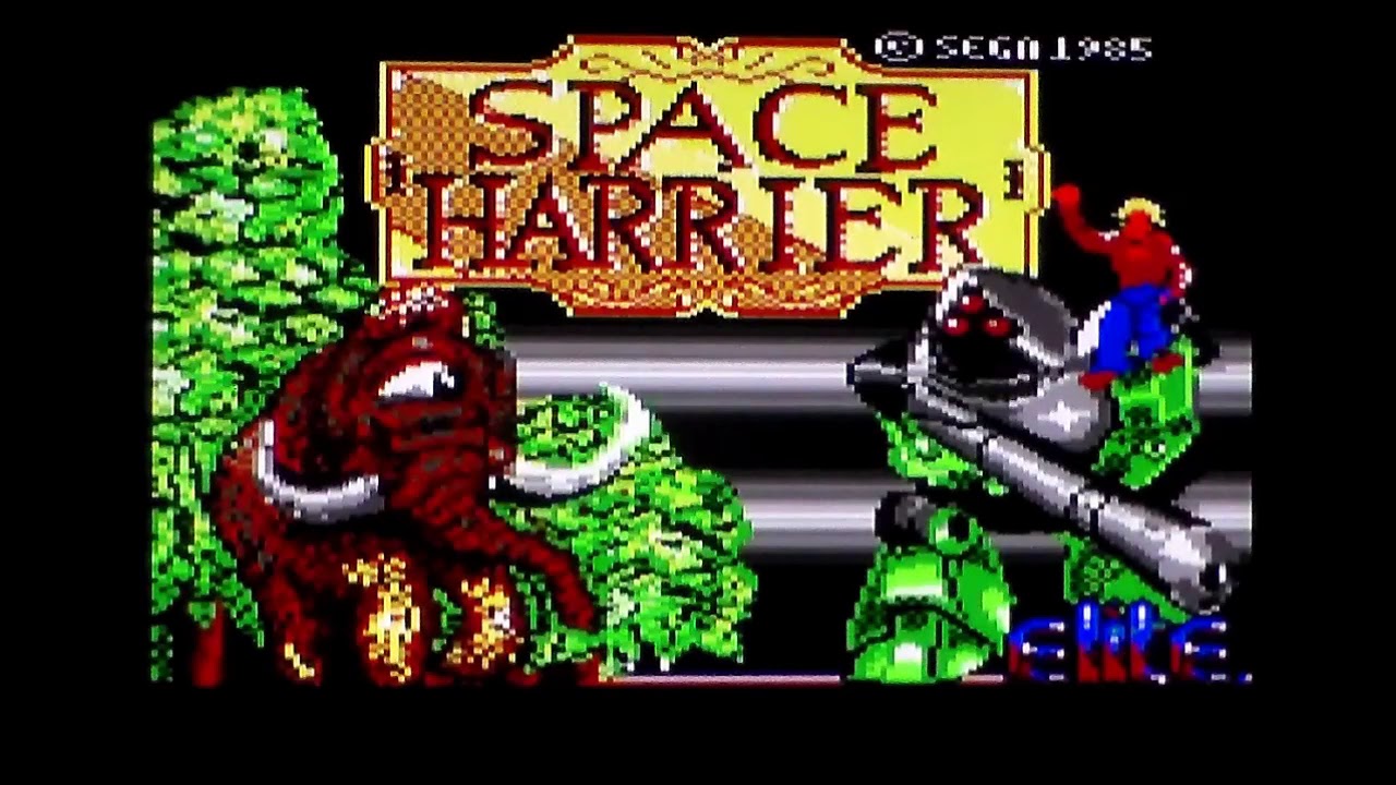 Space Harrier - ZX Spectrum Vs Commodore 64 - YouTube