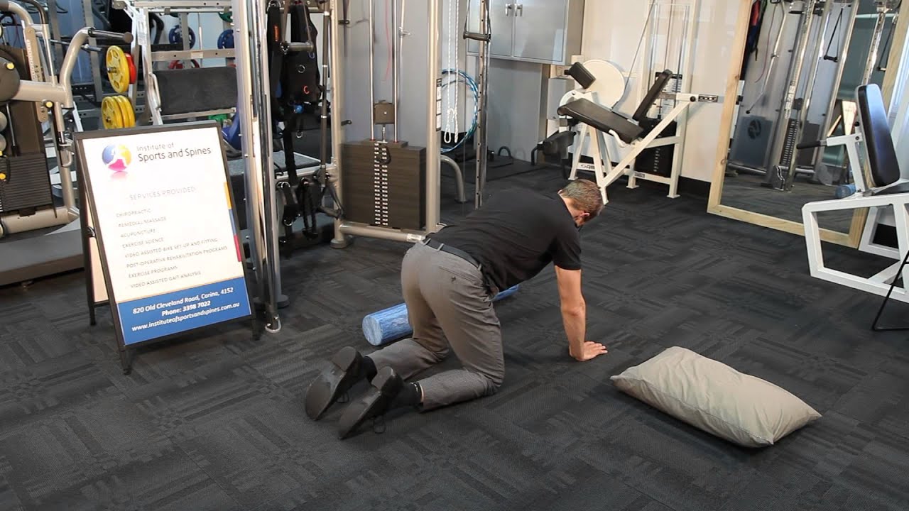 lumbar flexion stretch - YouTube