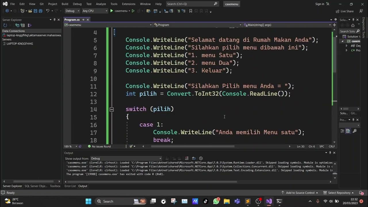 7 Switch Case - YouTube