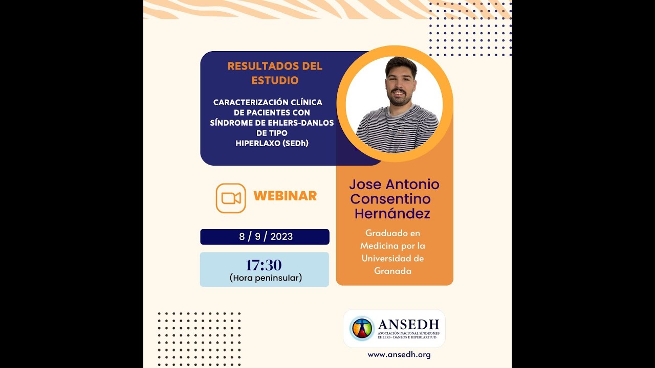 Webinar "Caracterización clínica de pacientes con síndrome de Ehlers ...