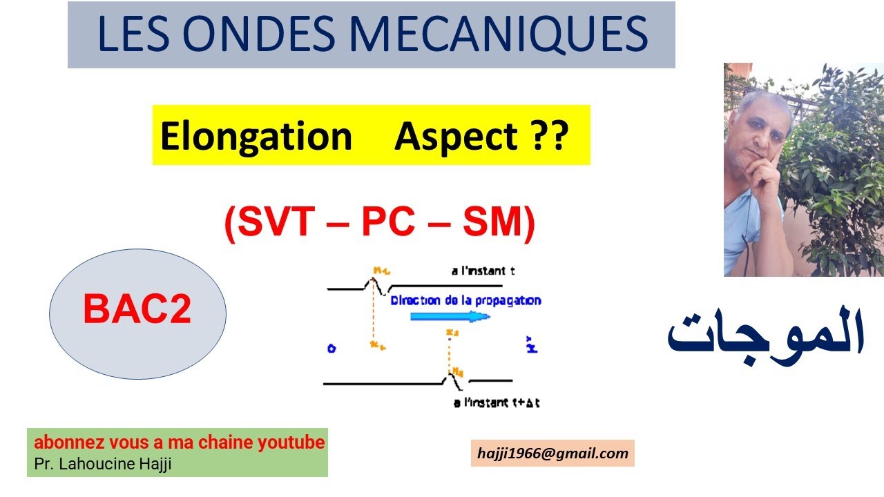 Onde mécanique : Elongation ou Aspect comment faire ??? - YouTube