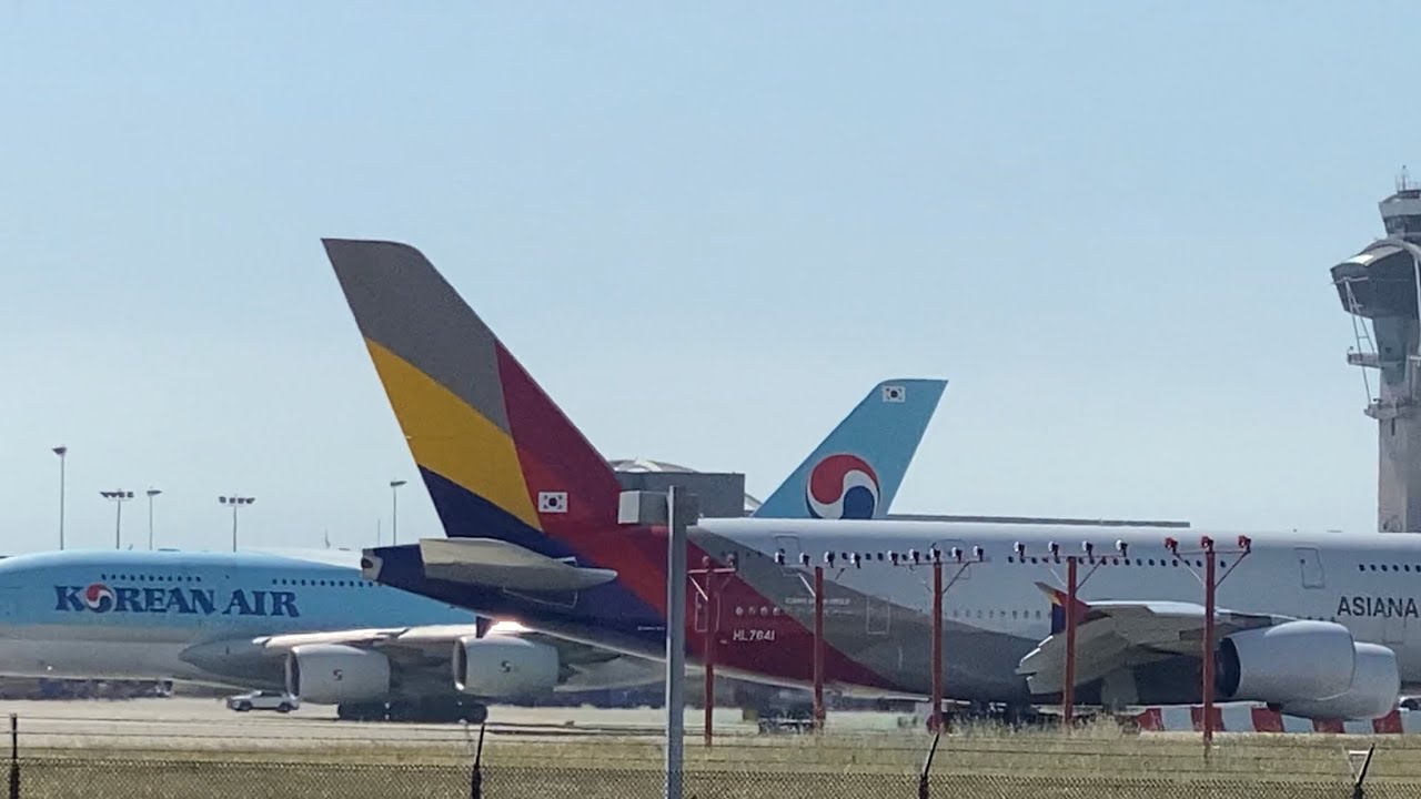Two A380’s in the Same Frame Plus 2 for 1. Airplane Spotting at LAX ...